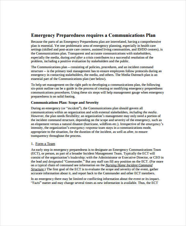 Free Communication Plan Template - 40+ Free Word, PDF Documents Download