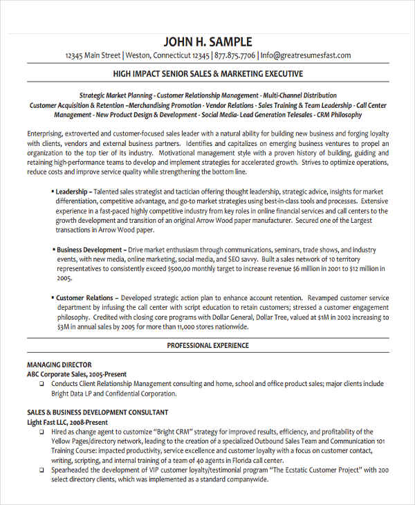 27+ Marketing Resume Templates in PDF