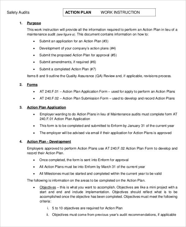 26+ Action Plan - Free Word, PDF Documents Download