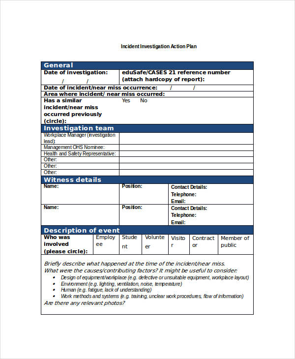 26 Action Plan Free Word PDF Documents Download