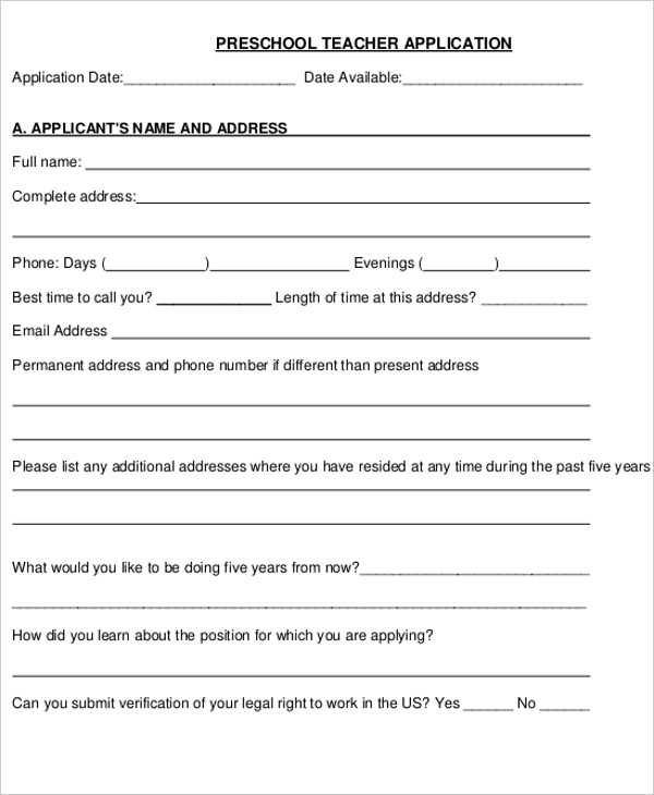 Apply For Kindergarten Kindergarten