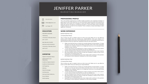 15 Free Marketing Resume Templates PDF DOC