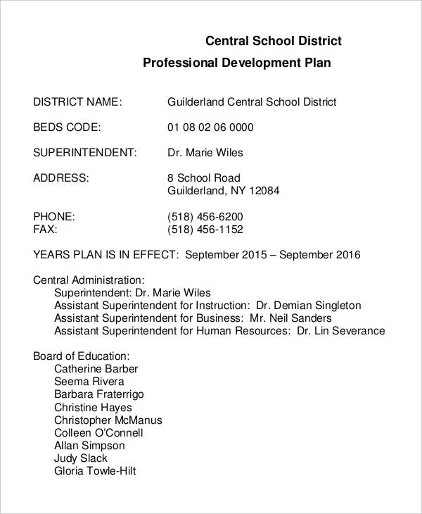 39+ Development Plan Samples - PDF, Word