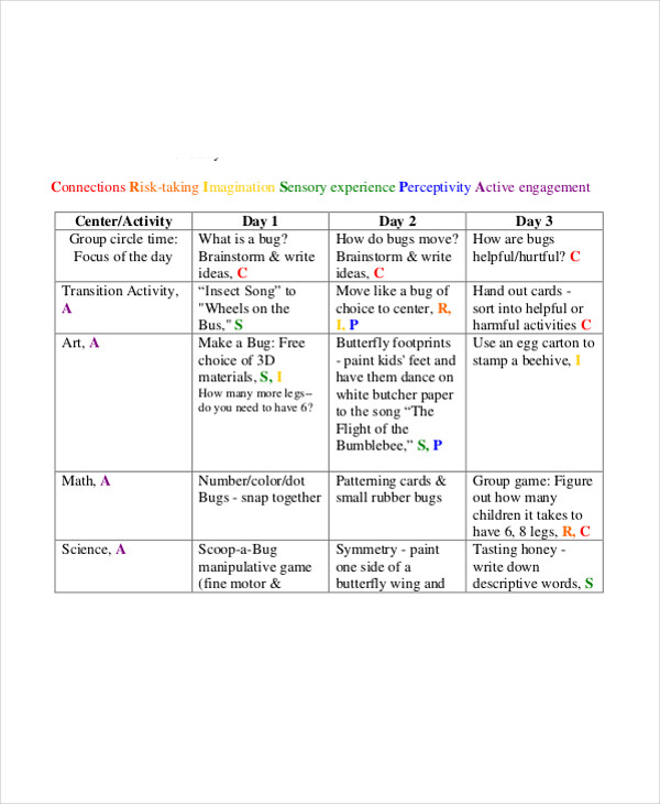69 Lesson Plan Templates 69 Lesson Plan Templates