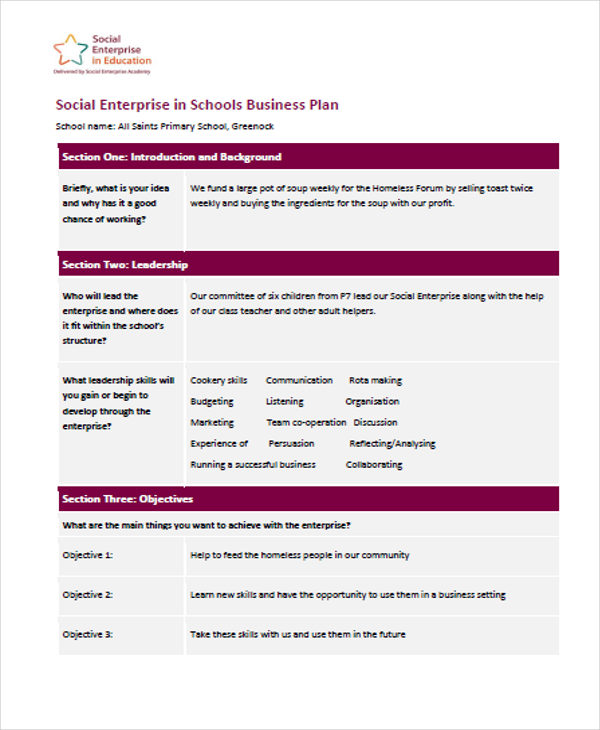 34 Business Plan Templates In Word