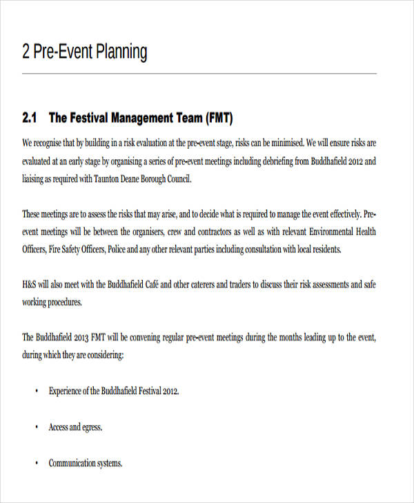 19 Event Plan Templates in PDF