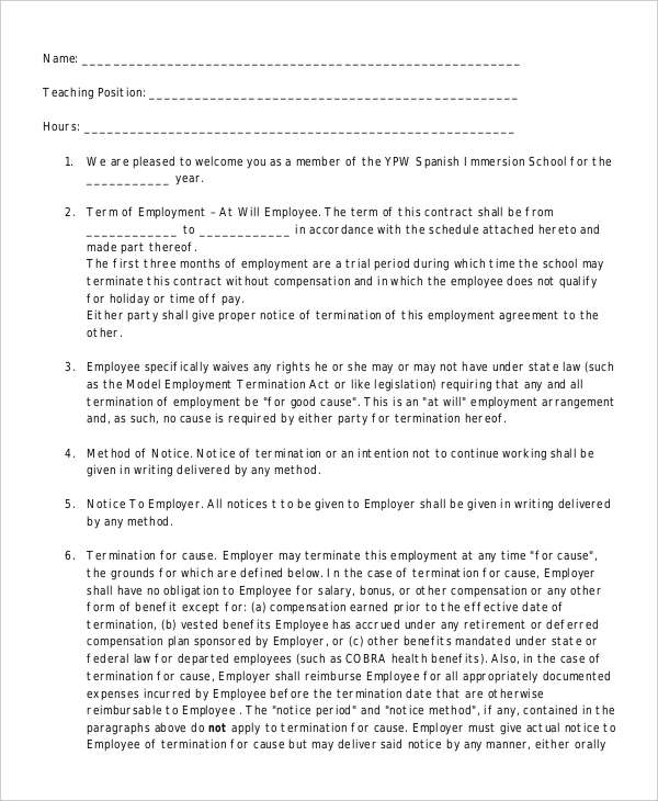 13+ Teacher Appointment Letters - Free Sample, Example Format Download