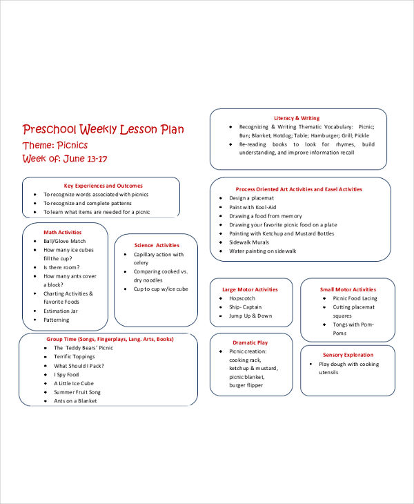 45+ Lesson Plan Templates in PDF | Free & Premium Templates