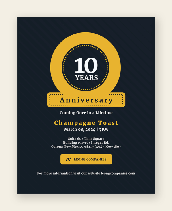 18 Best Anniversary Flyer Templates PSD AI InDesign