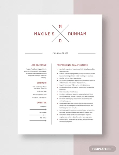 23+ Sales Resume Templates - PDF, DOC