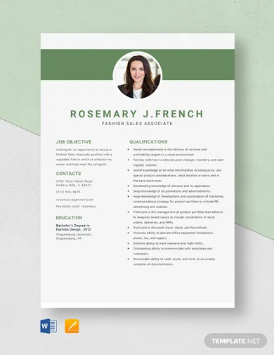 23+ Sales Resume Templates - PDF, DOC
