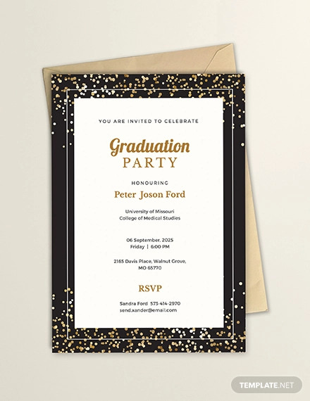50+ Graduation Invitation Templates - PSD, AI, Word