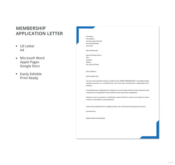 27+ Free Application Letter Templates