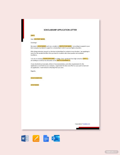 63+ Formal Application Letter Template