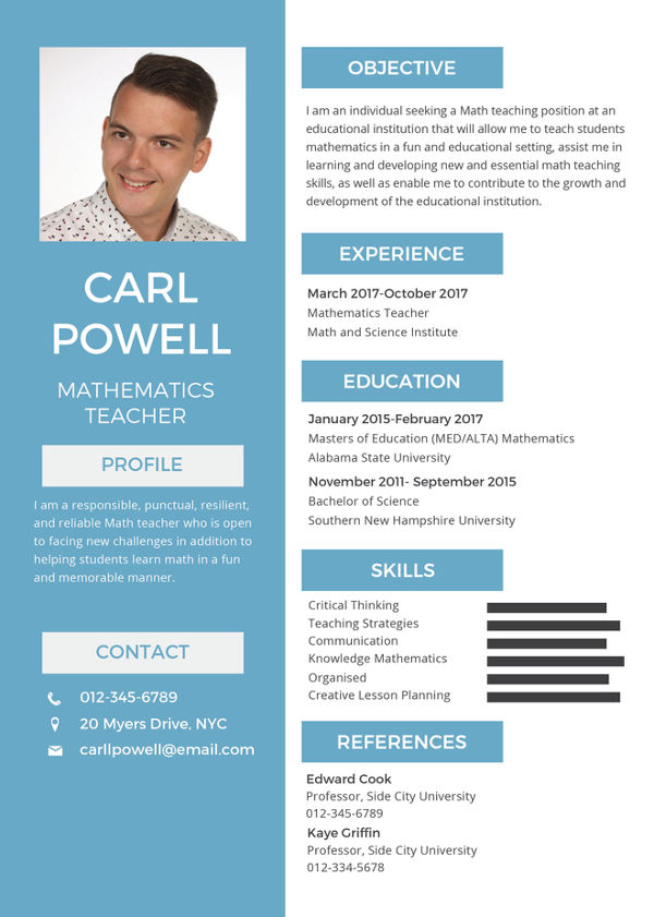 44 Sample Resume Templates