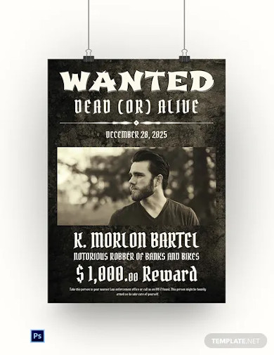Wanted Poster - 22+ Free Design Templates in PSD