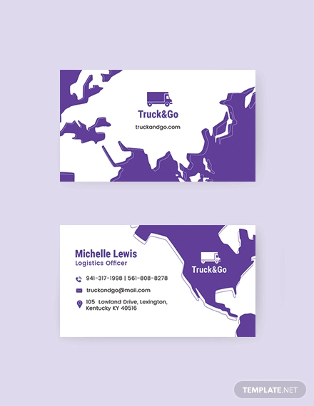 13+ Transportation Business Card Templates - PSD, AI, Publisher