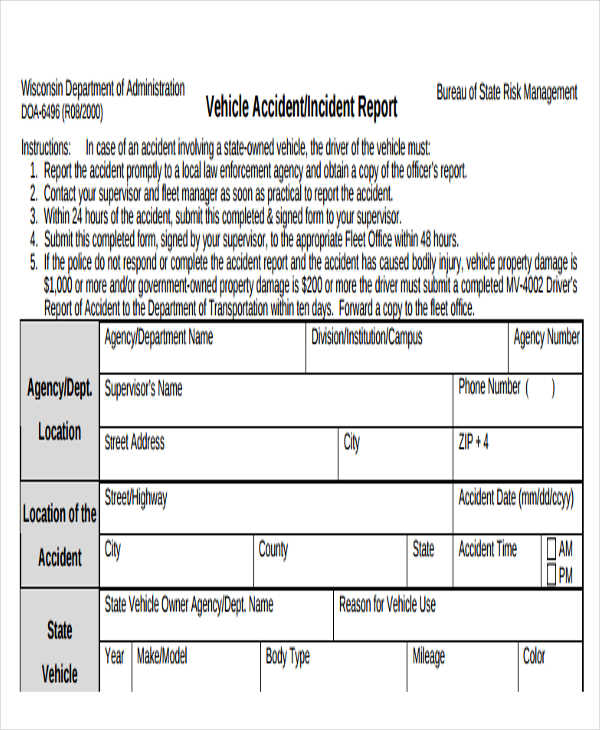 42+ Incident Report Templates - PDF, Word, Google Docs