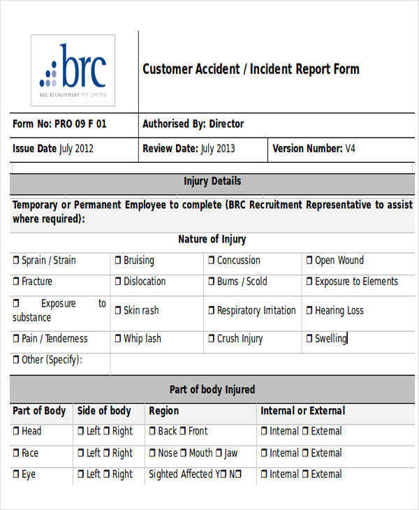 39+ Incident Report Templates in Word