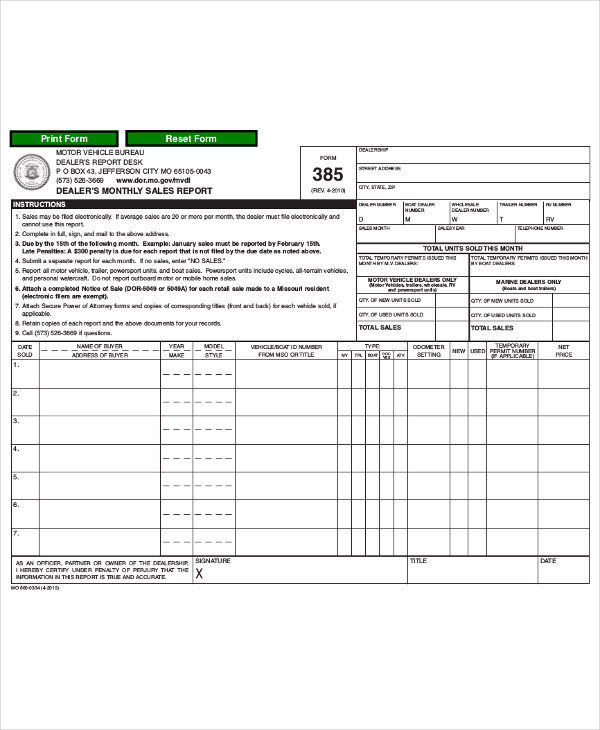 25+ Sales Report Samples - Word, PDF, Docs