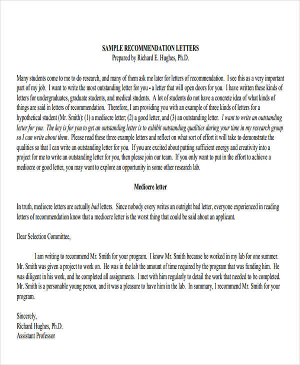 10+ Work Recommendation Letter Template - 10+ Free Word, PDF Format ...