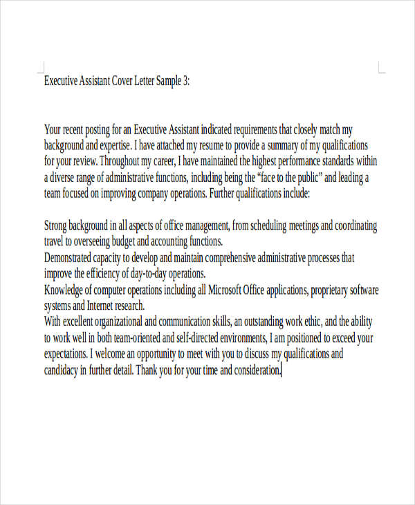 14+ Job Application Letters for Administrative Assistant - DOC, PDF