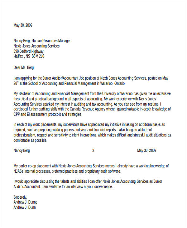 33+ Job Application Letter Templates in Doc