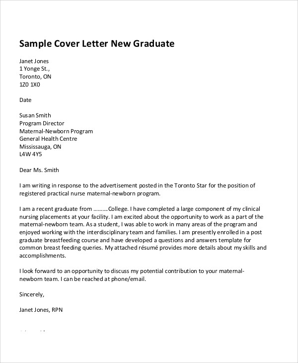 Application Letter For Fresh Graduate Marketing Cover Letter Resume 