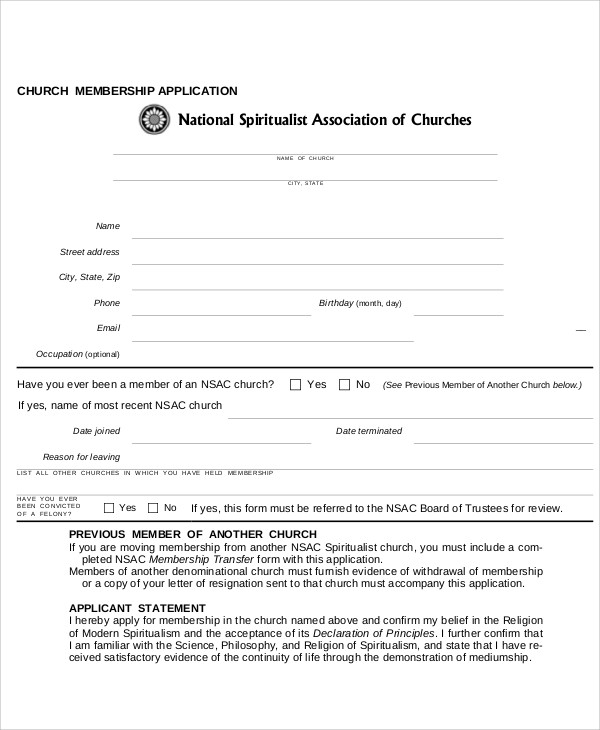 15+ Sample Membership Application Letters - PDF, Word