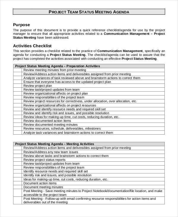 58+ Meeting Agenda Templates
