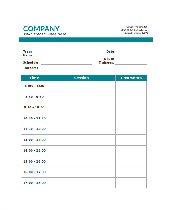 Agenda Template 35 Free Word PDF Document Download