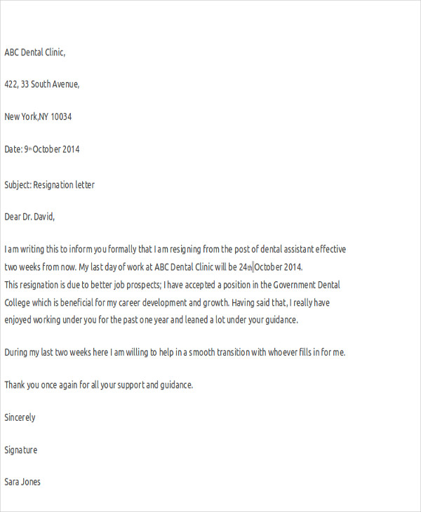 Letter Of Resignation Nurse Collection Letter Template Collection
