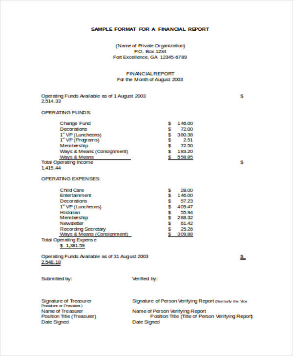 Annual Report Sample For College HQ Printable Documents