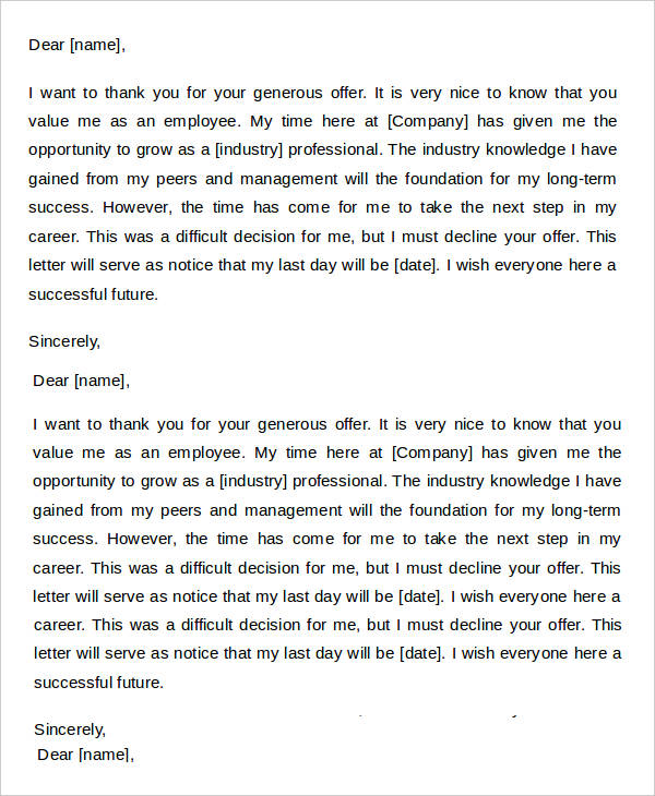 34+ Offer Letter Examples - Free Word, PDF Documents Download