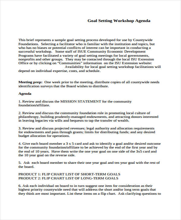 Workshop Agenda Samples - 17+ Free Sample, Example Format Download