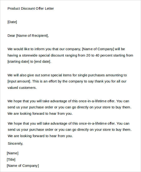 34+ Offer Letter Examples - Free Word, PDF Documents Download