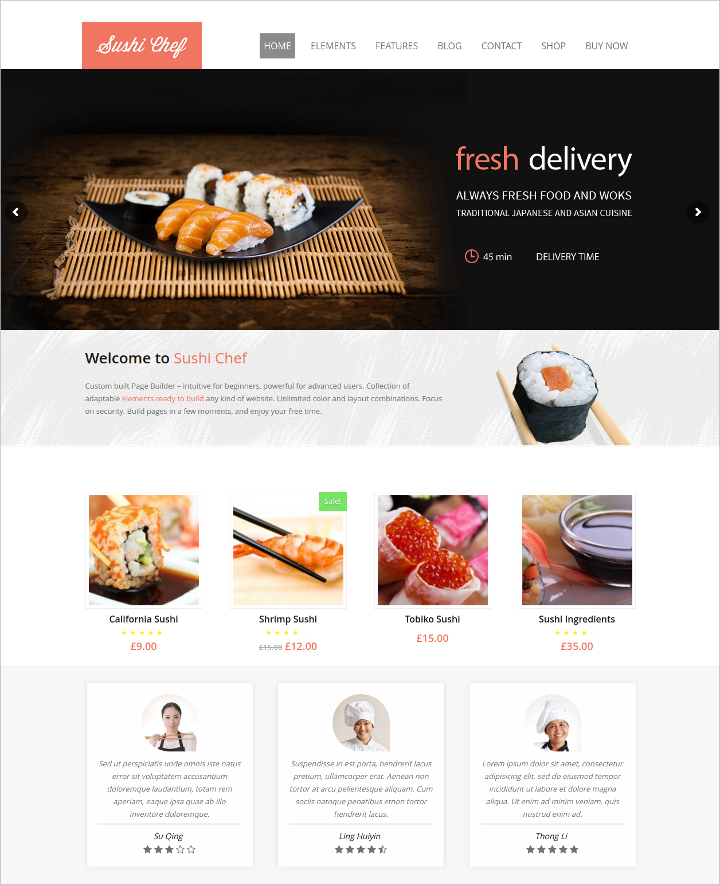 19+ Online Food Ordering & Delivery Website Templates