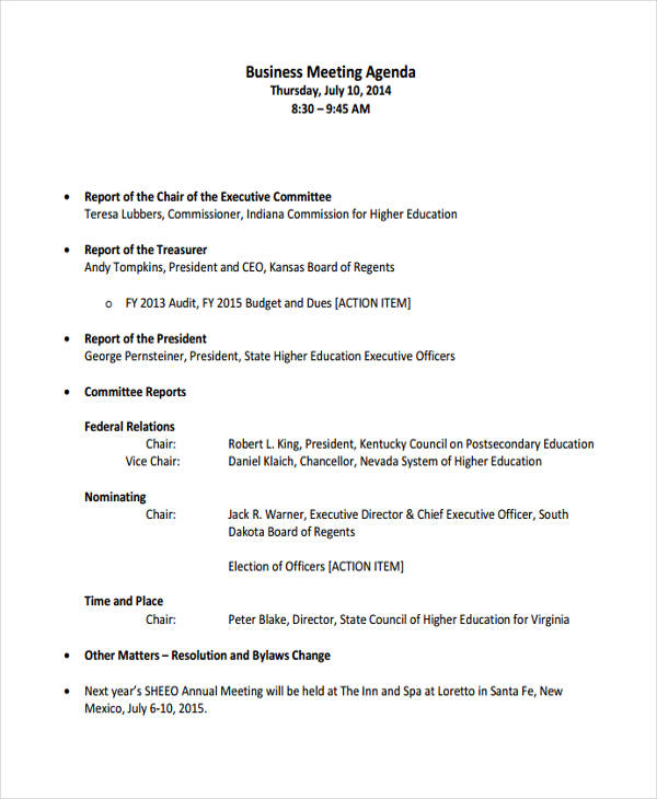 44+ Agenda Templates in PDF