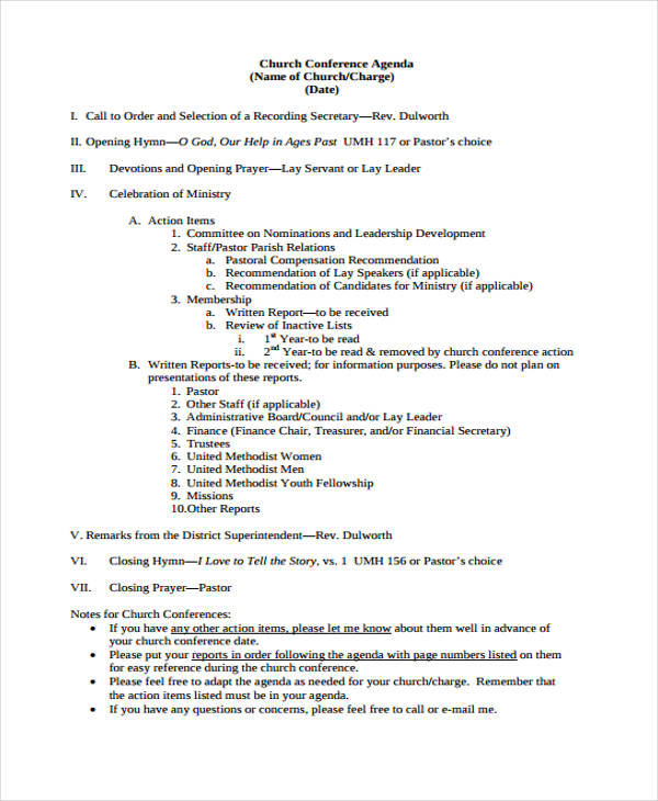 44+ Agenda Templates in PDF