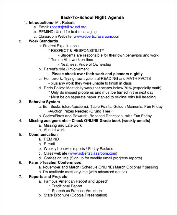 44+ Agenda Templates in PDF