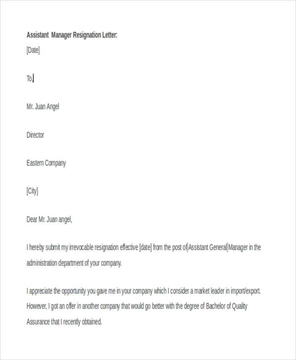 28+ Resignation Letter Templates and Examples