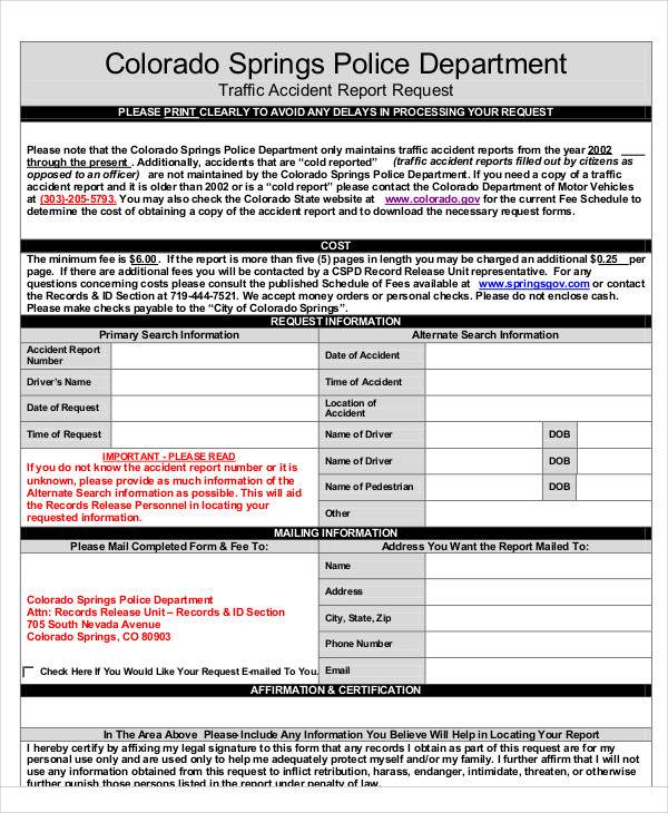 9+ Police Report Templates - Free Sample, Example Format Download