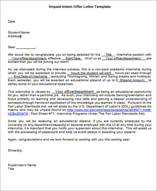 45+ Offer Letter Format Templates - PDF, DOC