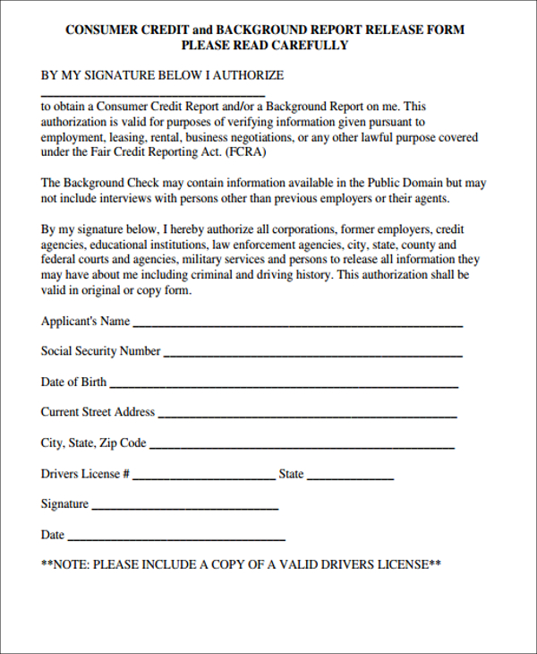 8+ Background Report Examples