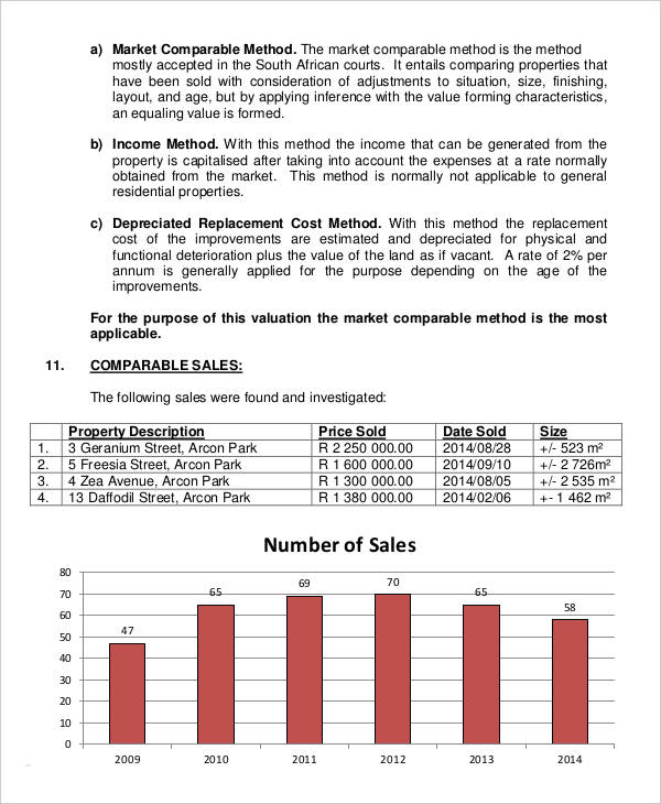 Valuation Reports - 17+ PDF, Google Docs, Apple Pages, MS Word Format ...
