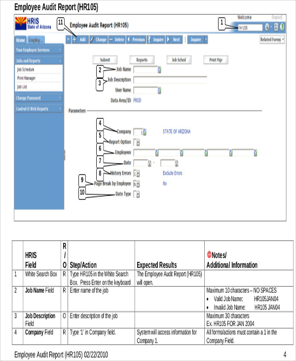 11+ Employee Report Templates - PDF, Word, Doc, Pages