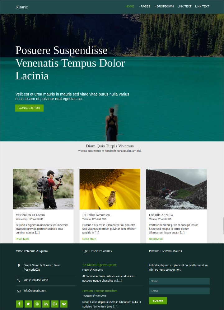 Bootstrap Resume Template