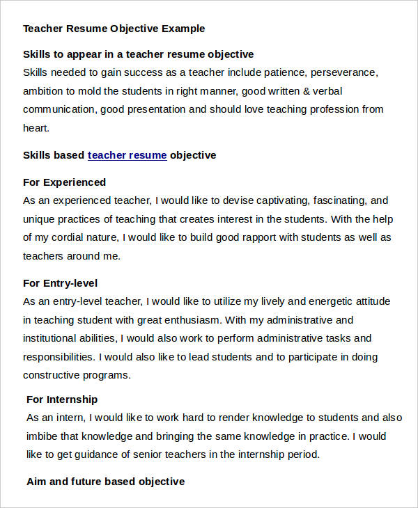 40+ Modern Teacher Resume Templates - PDF, DOC