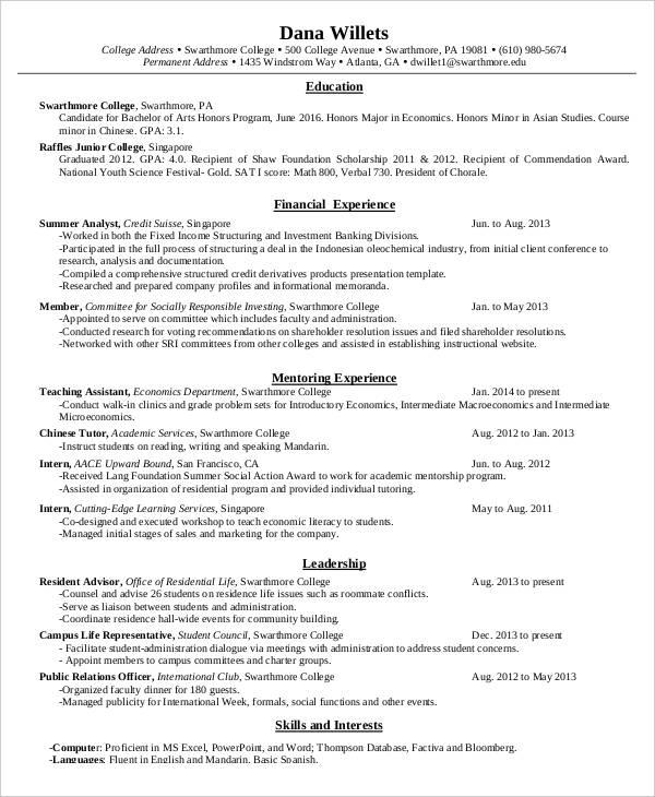 40+ Modern Teacher Resume Templates - PDF, DOC