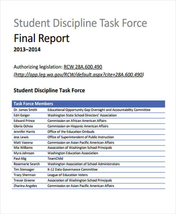 14+ Sample Student Report Templates - Word, PDF